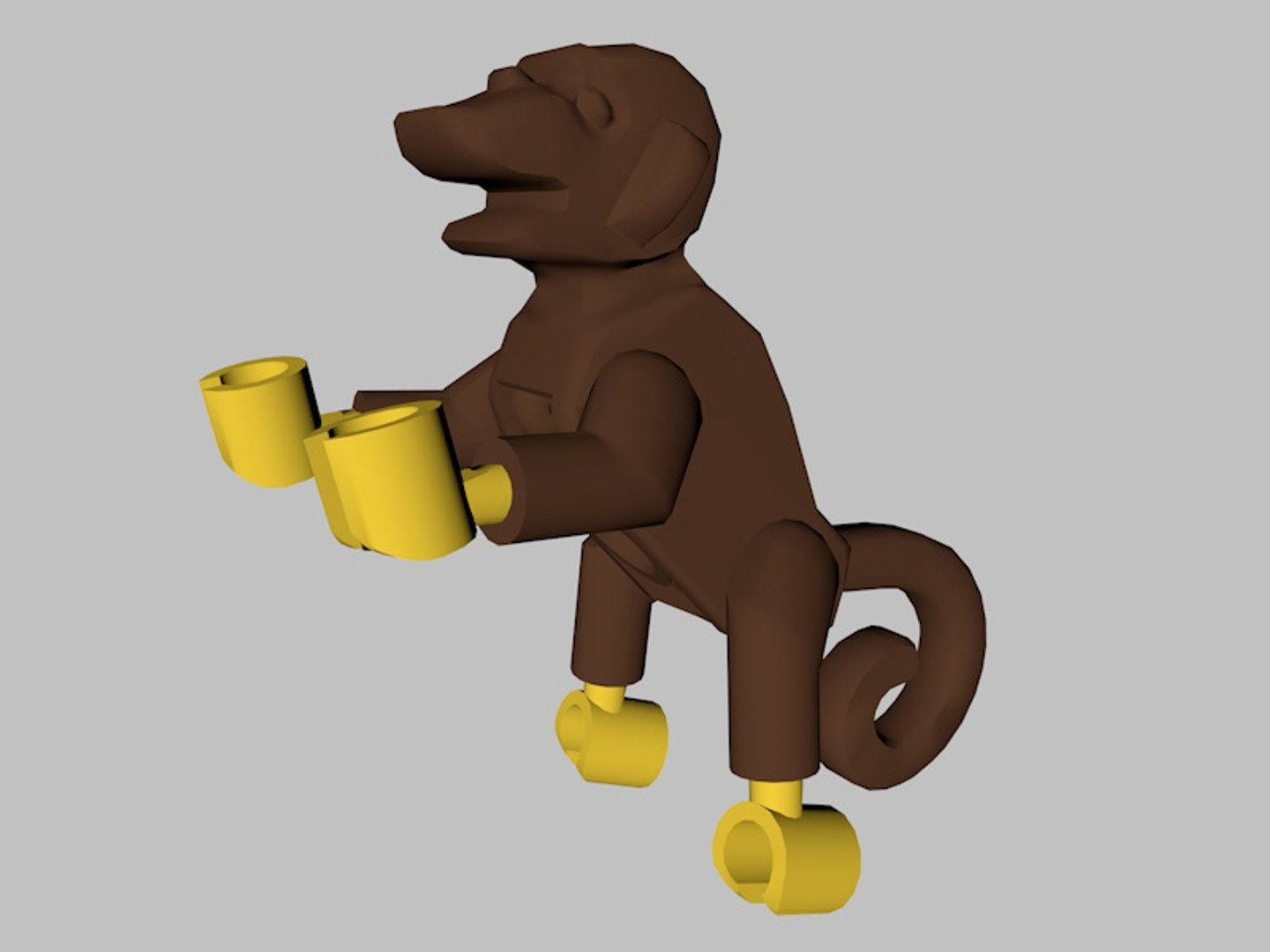 3D Lego Monkey Character - TurboSquid 1195926