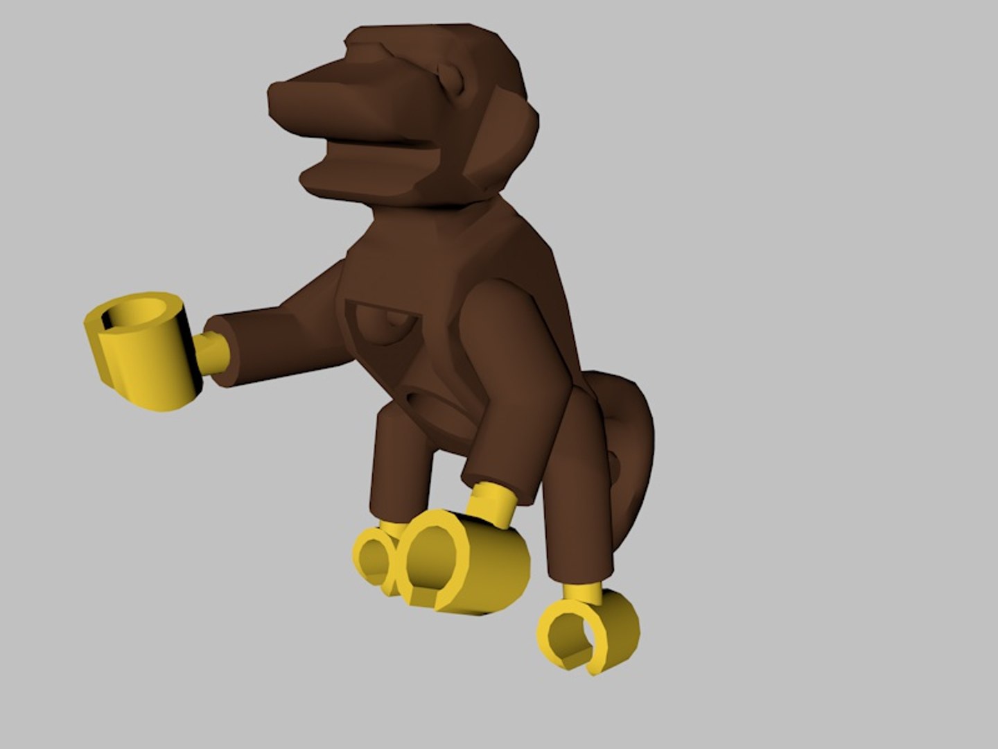3D Lego Monkey Character - TurboSquid 1195926