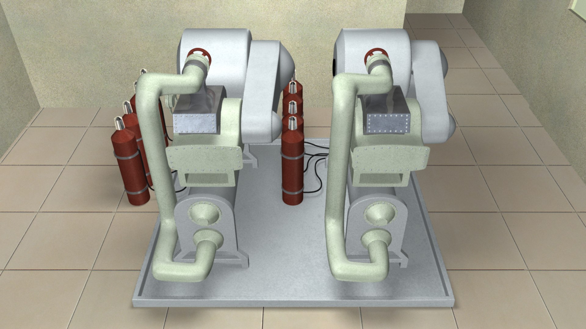 3d refrigerant model