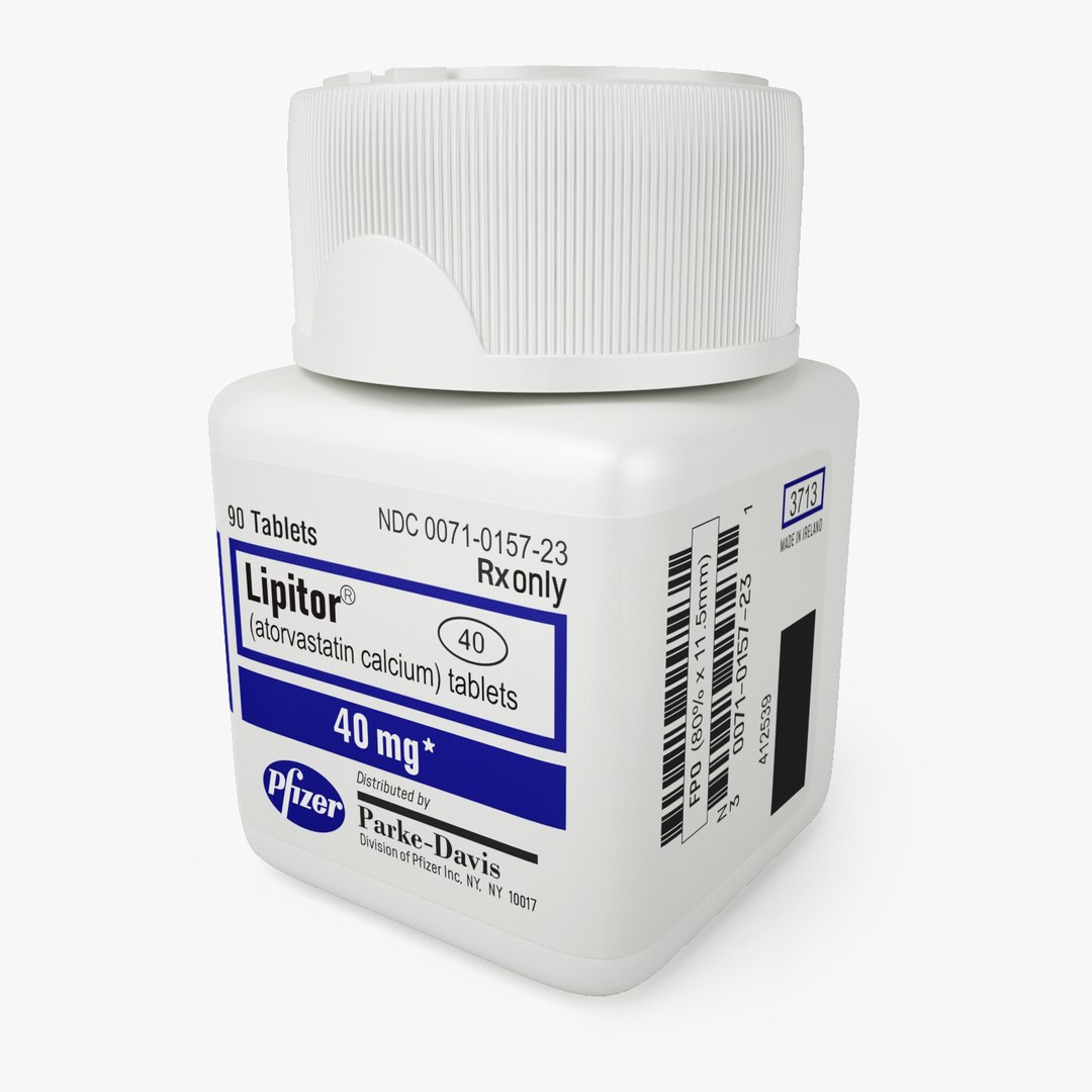 Medicine Pfizer Lipitor Tablets 3D Model - TurboSquid 1379760