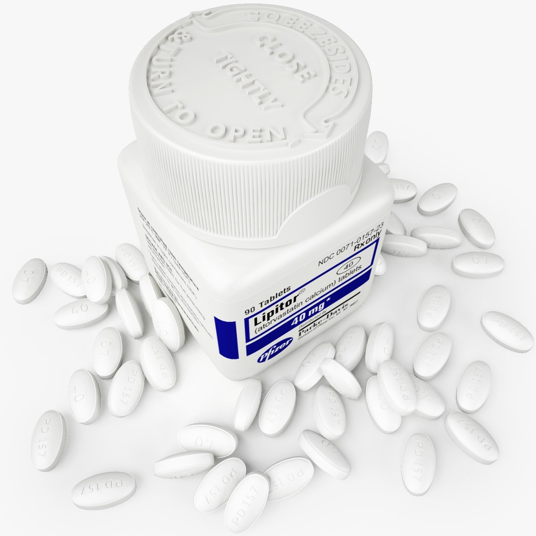 Medicine Pfizer Lipitor Tablets 3D Model - TurboSquid 1379760