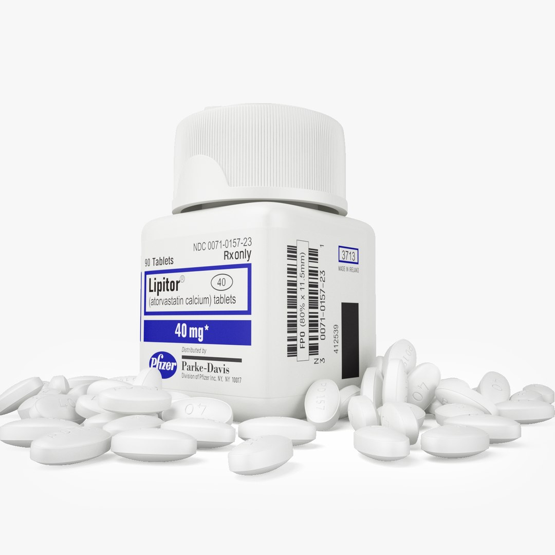 Medicine Pfizer Lipitor Tablets 3D Model - TurboSquid 1379760
