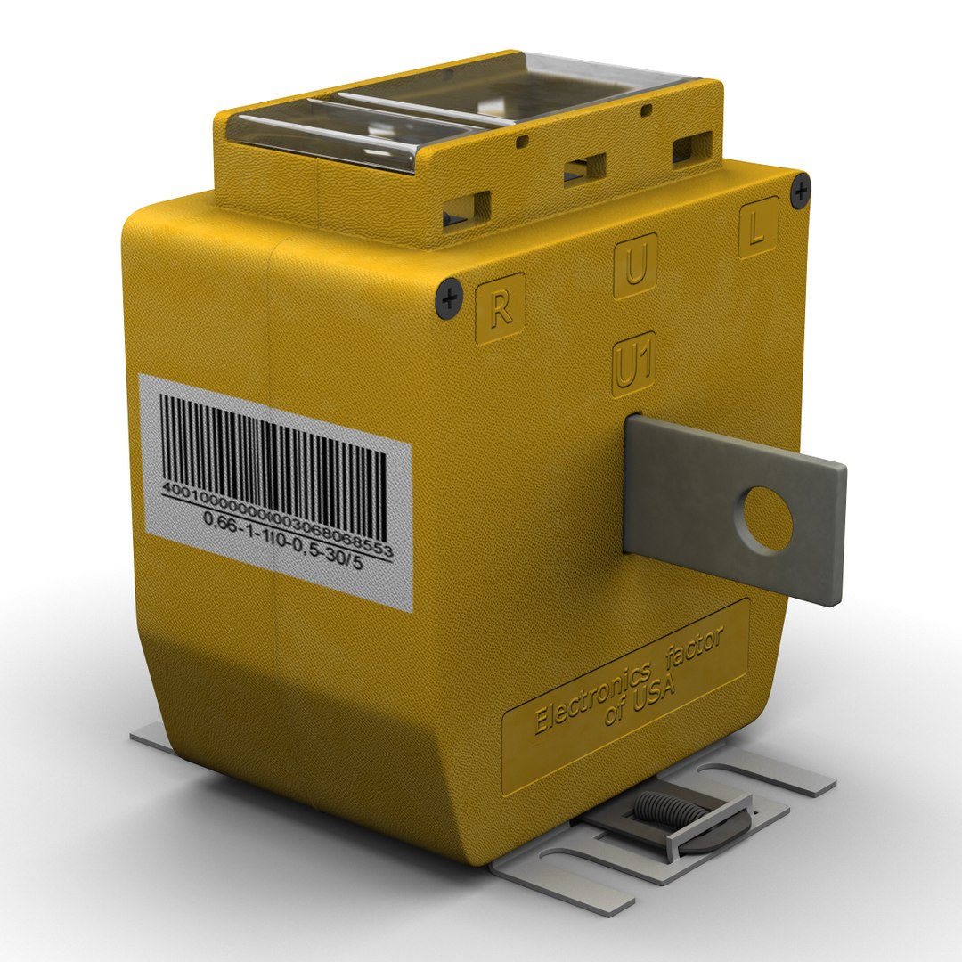 Support Type Current Transformer 3d Model