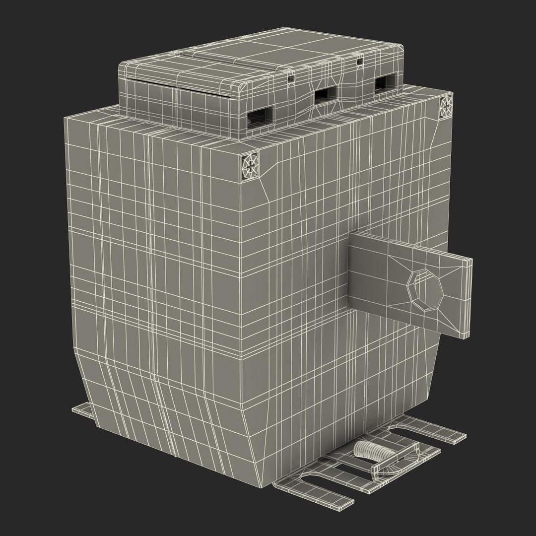 Support Type Current Transformer 3d Model