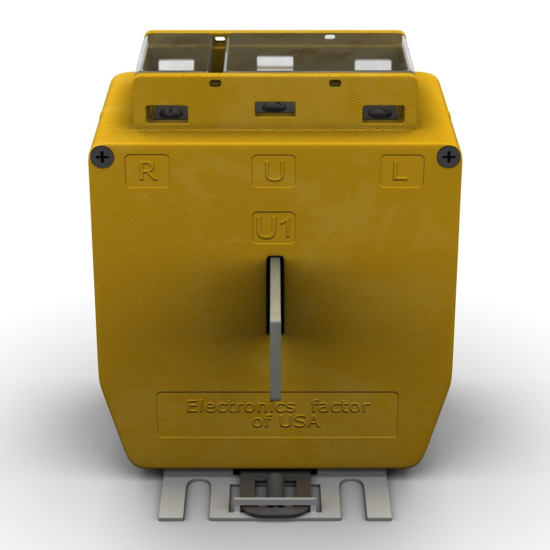 Support Type Current Transformer 3d Model