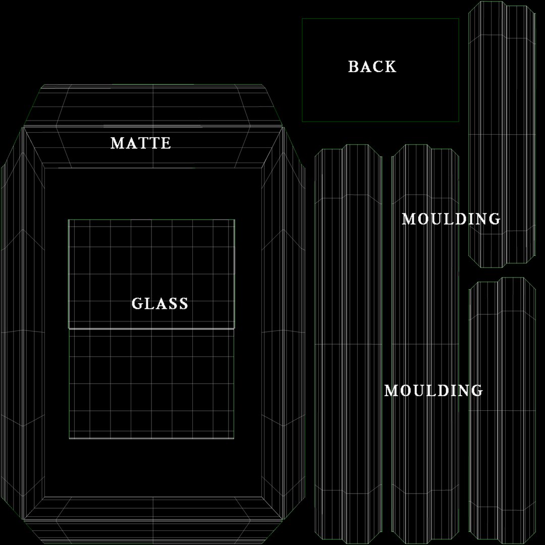 3D Picture Frame - TurboSquid 1392604