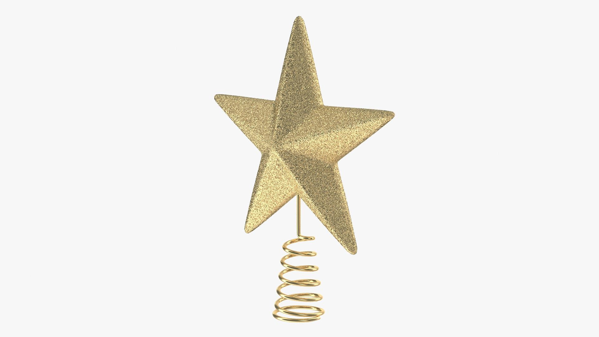Gold Star Tree Topper 3D Model - TurboSquid 1457682