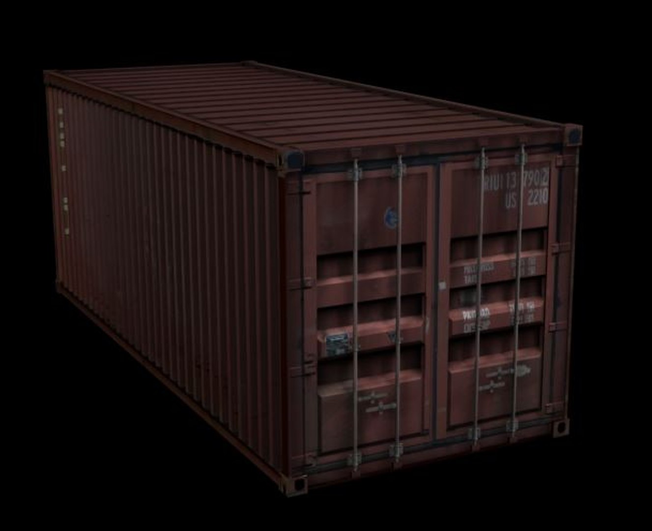 Shipping Container Cargo 3D - TurboSquid 1389222