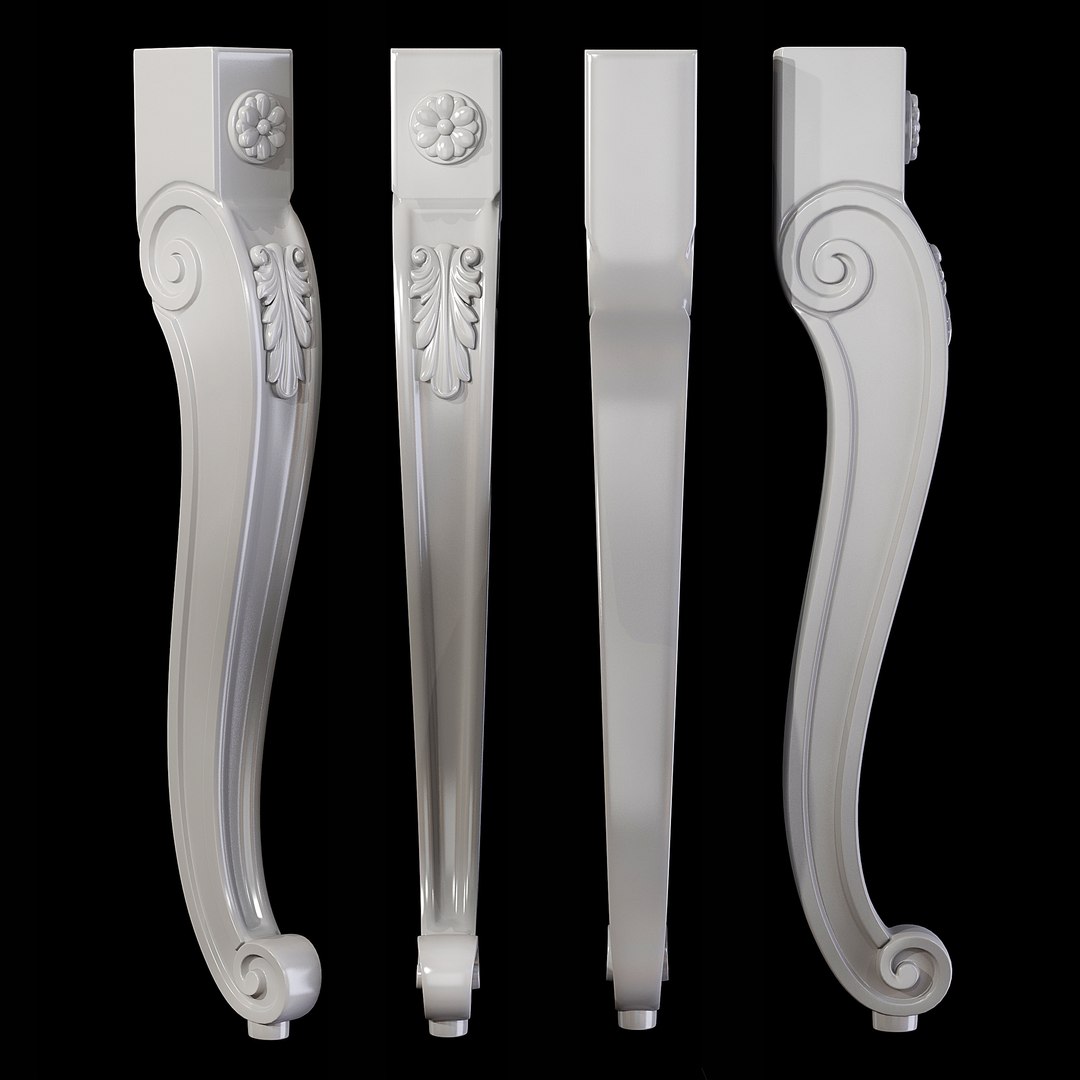 Classic Leg 025 3D Model - TurboSquid 1752361