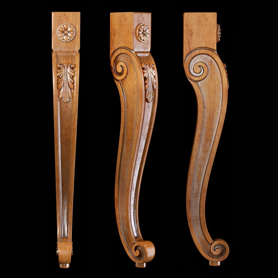 Classic Leg 025 3D Model - TurboSquid 1752361