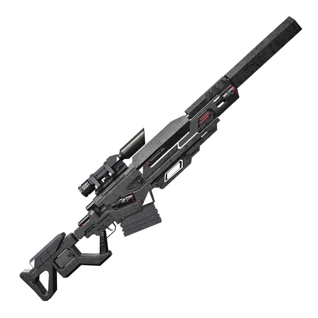 Rifle Sniper 3D - TurboSquid 1507770