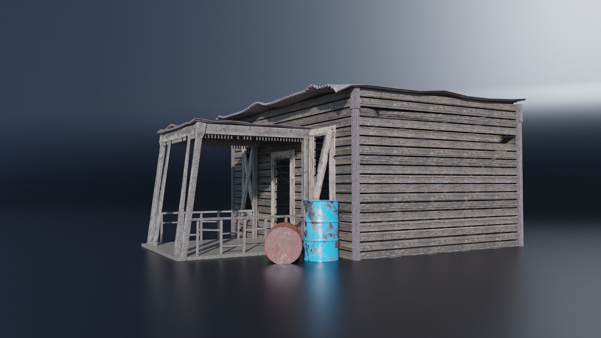 Old Shack-Slum Asset 3D - TurboSquid 2000592