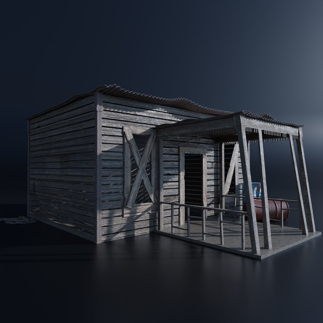 Old Shack-Slum Asset 3D - TurboSquid 2000592