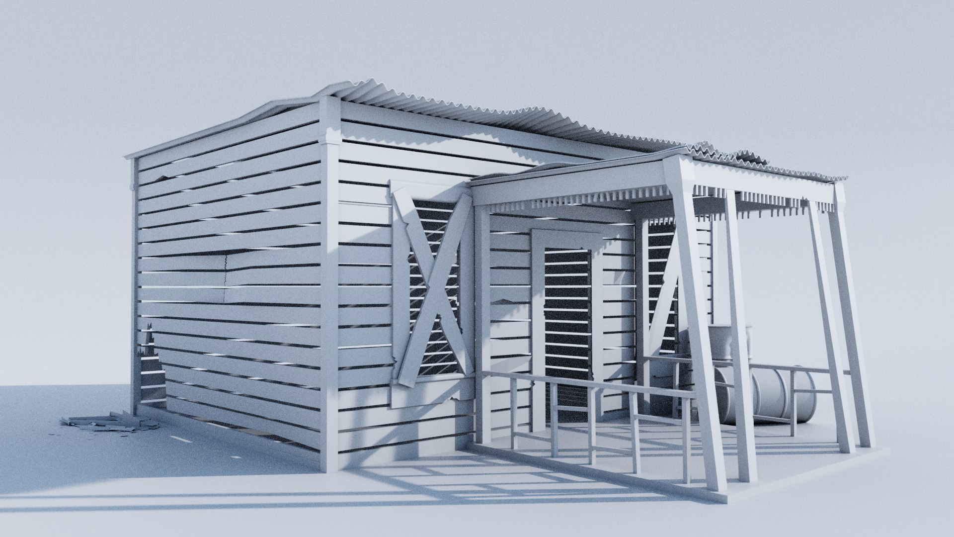 Old Shack-Slum Asset 3D - TurboSquid 2000592