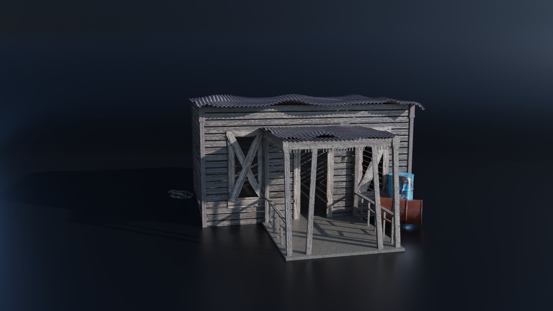 Old Shack-Slum Asset 3D - TurboSquid 2000592