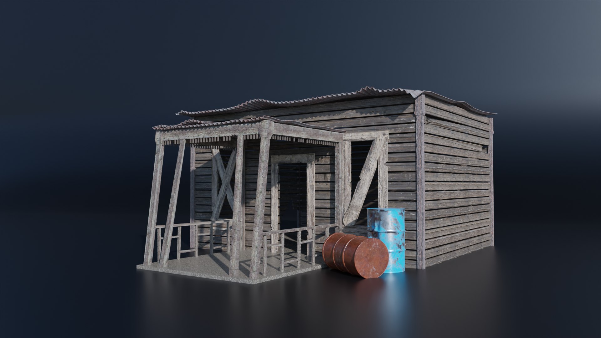 Old Shack-Slum Asset 3D - TurboSquid 2000592