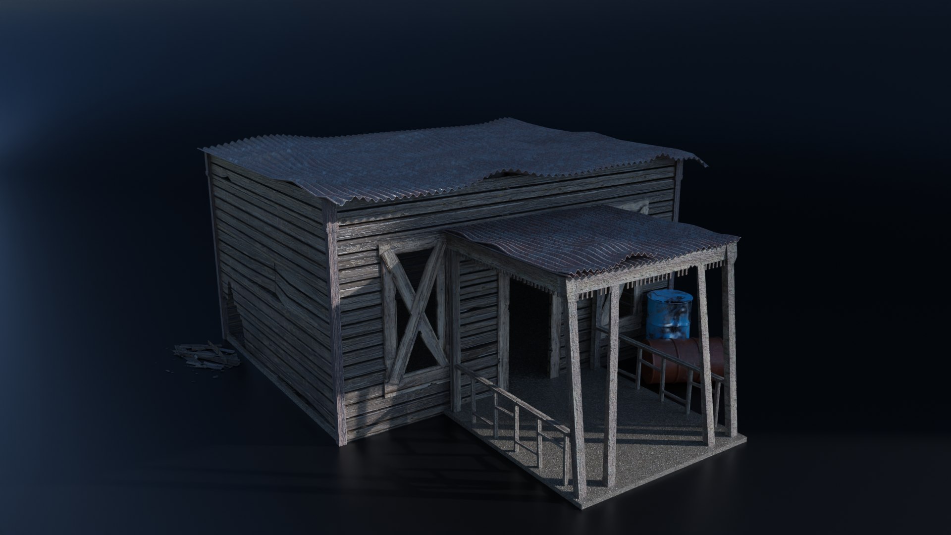 Old Shack-Slum Asset 3D - TurboSquid 2000592