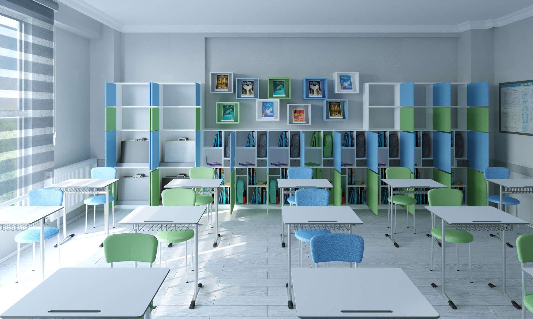 3D classroom class room - TurboSquid 1680569