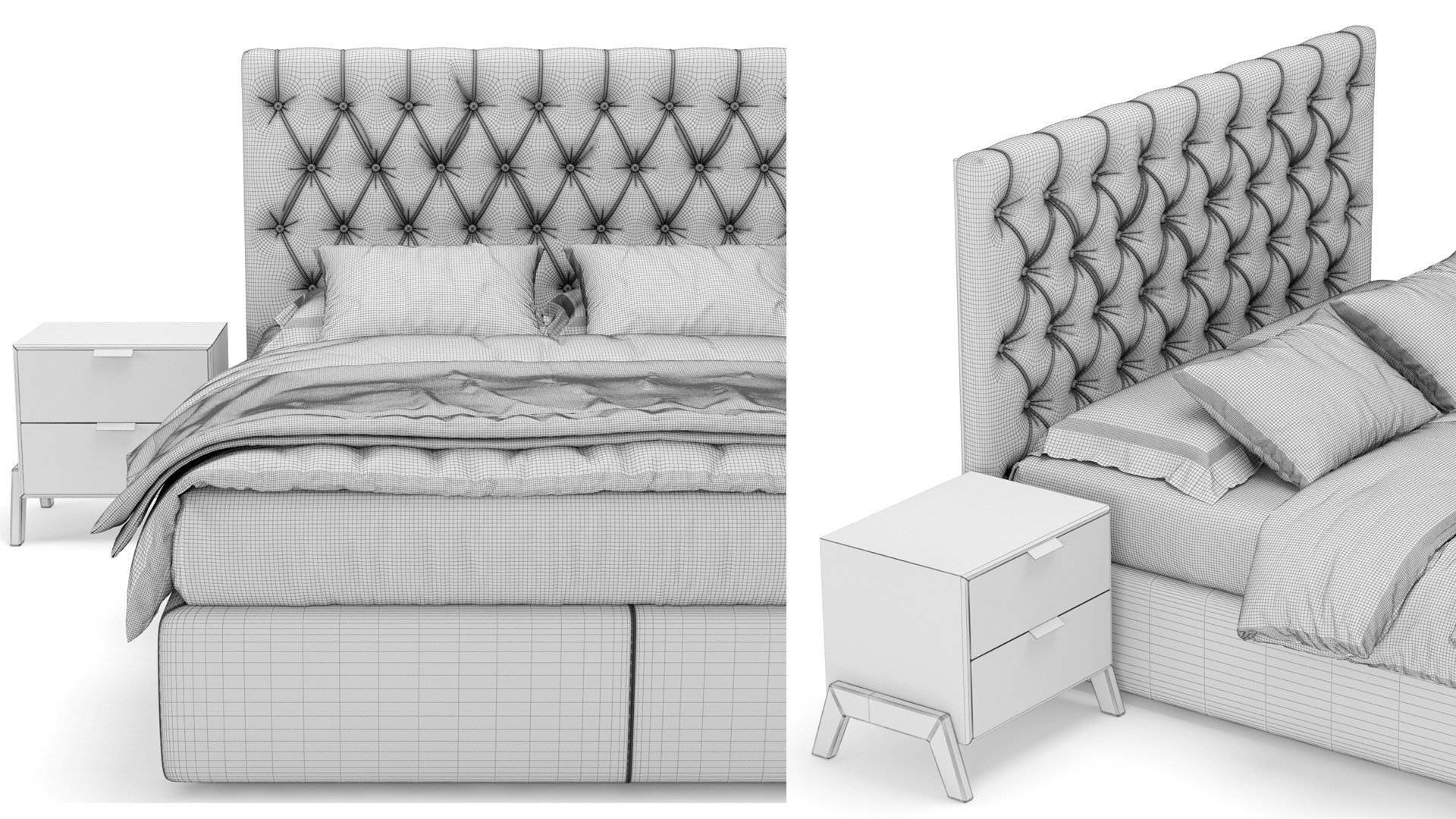 3D Colzani Bed - TurboSquid 1663292