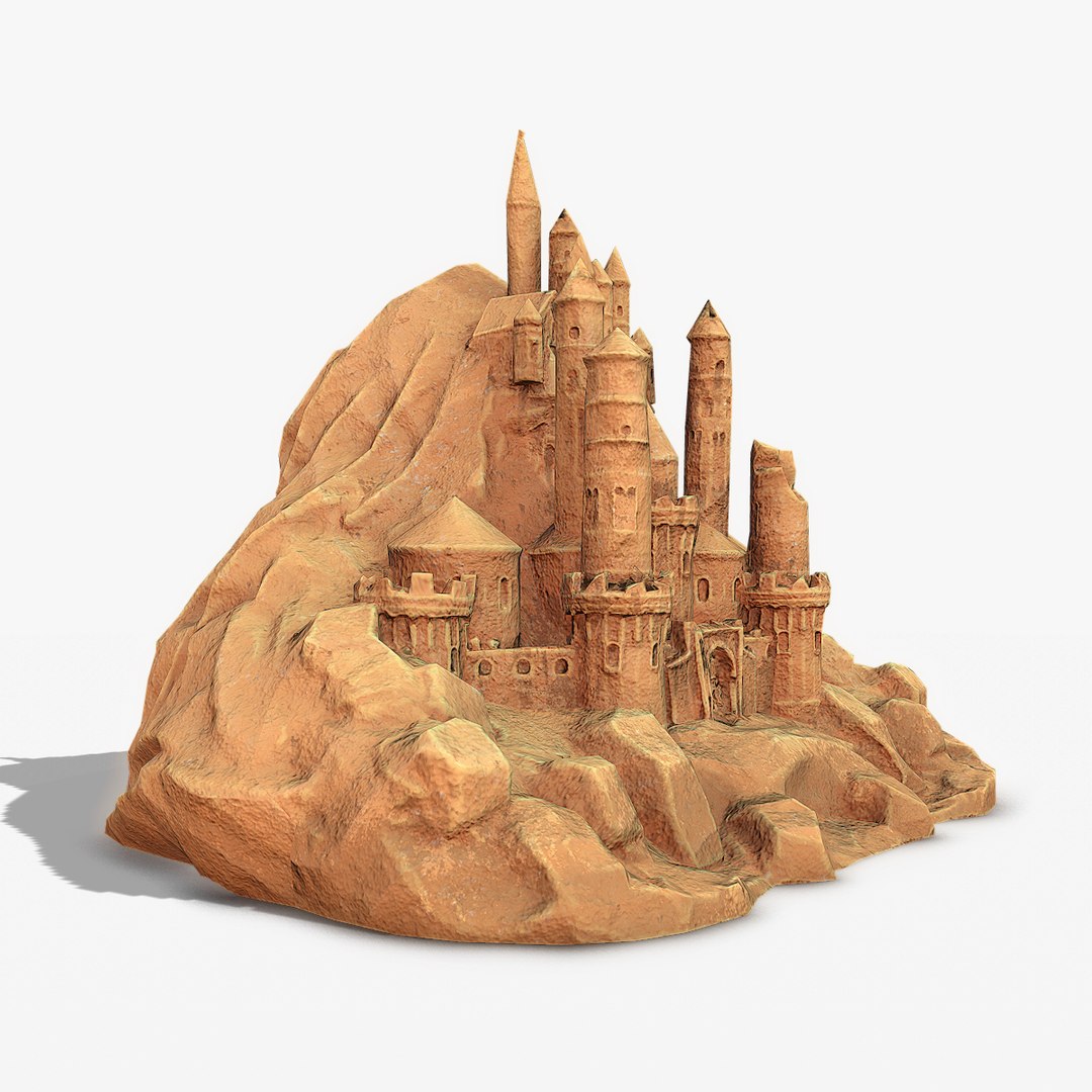 3D sand castle pbr model - TurboSquid 1244023