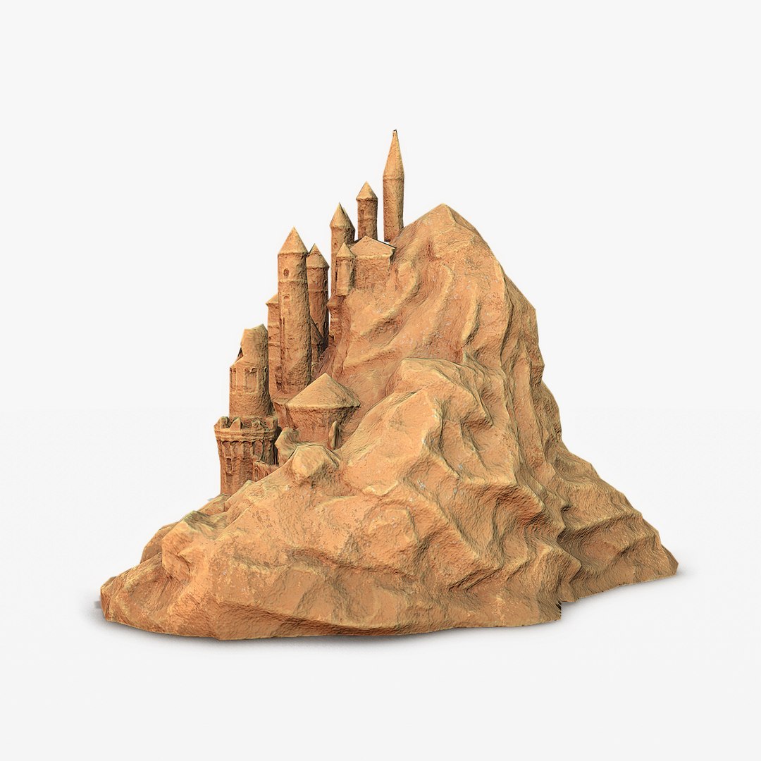 3D sand castle pbr model - TurboSquid 1244023