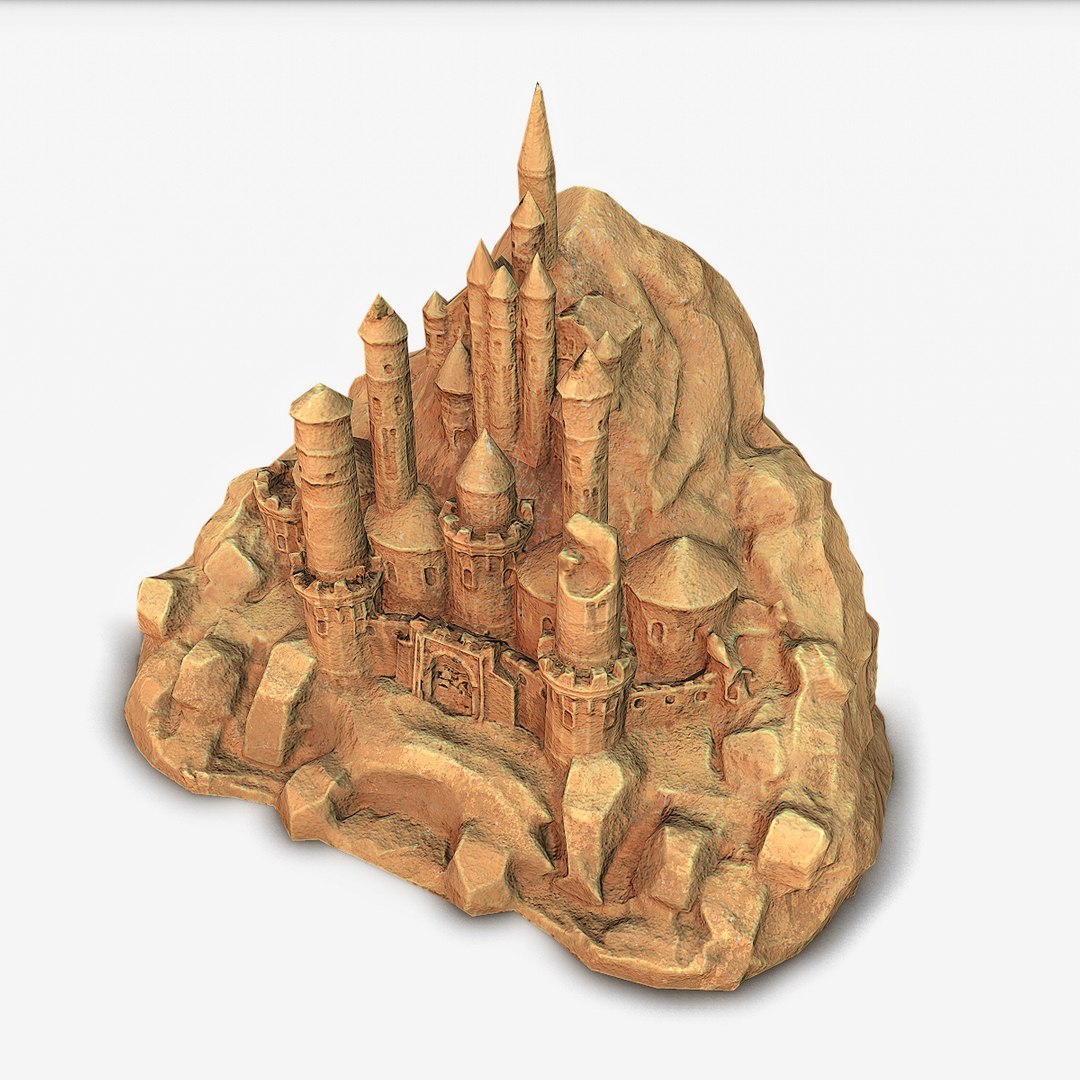 3D sand castle pbr model - TurboSquid 1244023