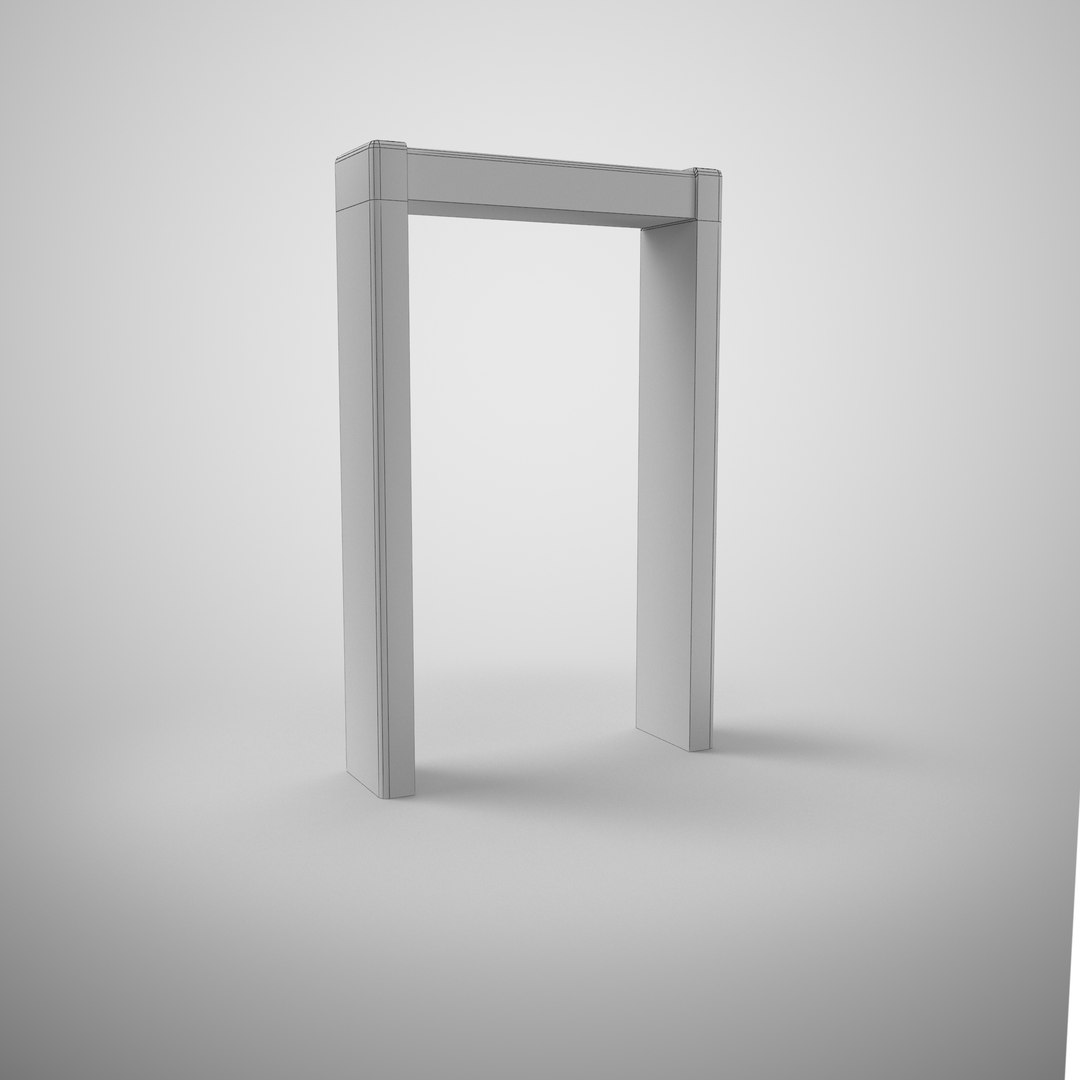 3D Walk Through Metal Detector Model - TurboSquid 2154632