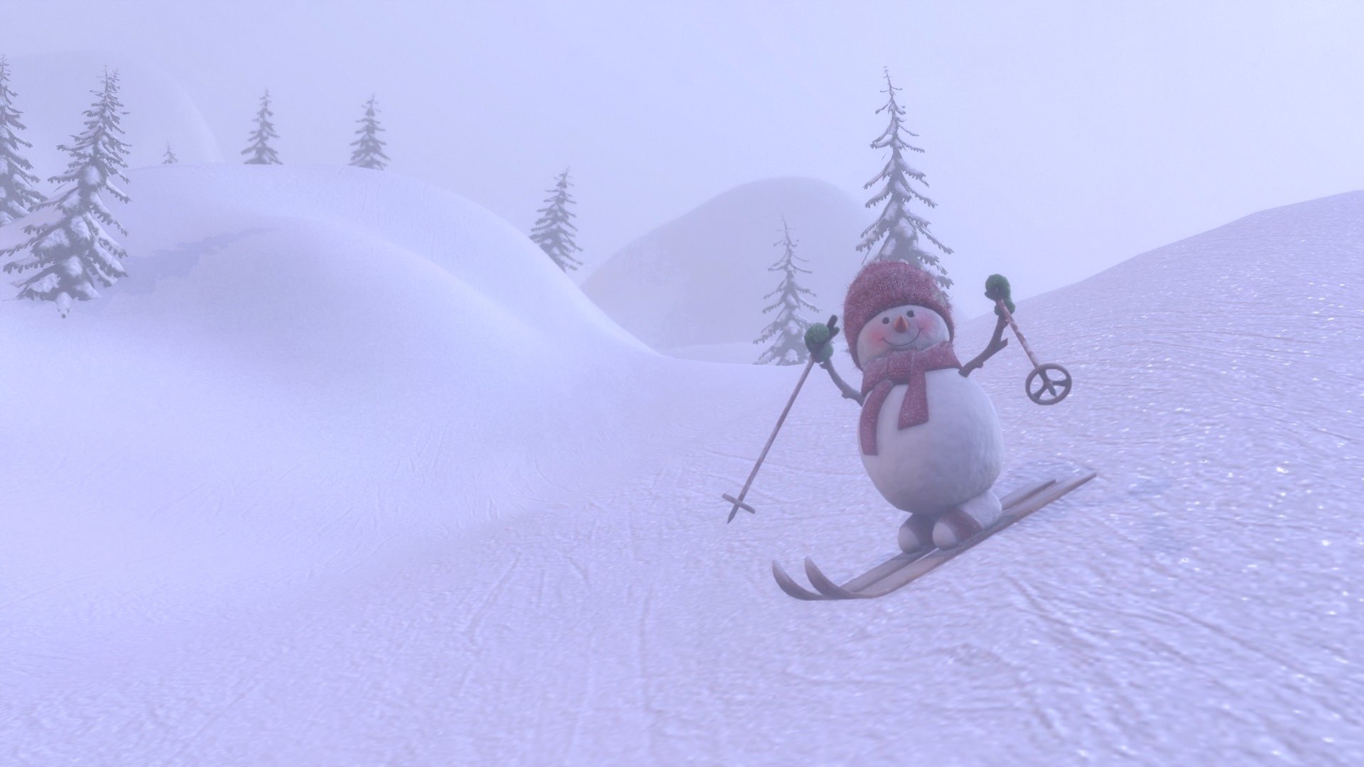 3D Snowman Skier Model - TurboSquid 1505041