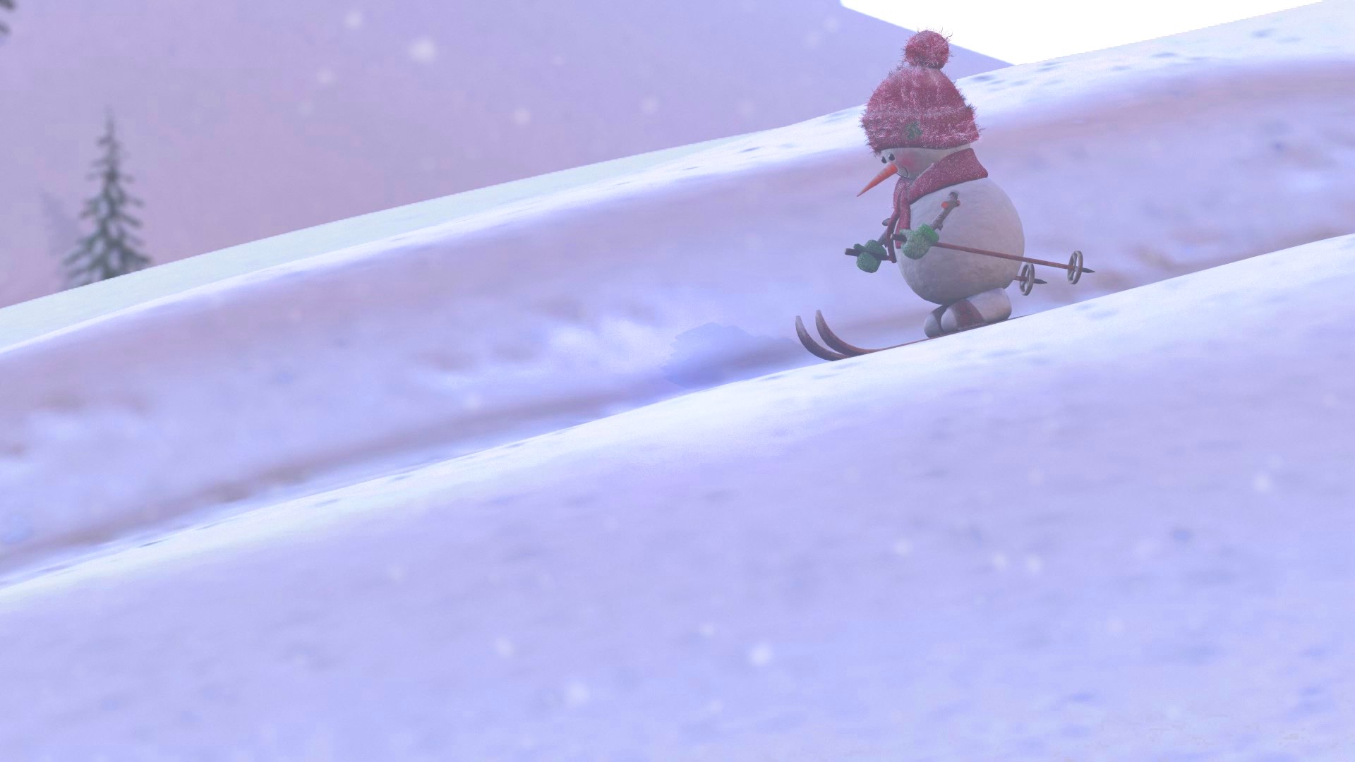 3D Snowman Skier Model - TurboSquid 1505041