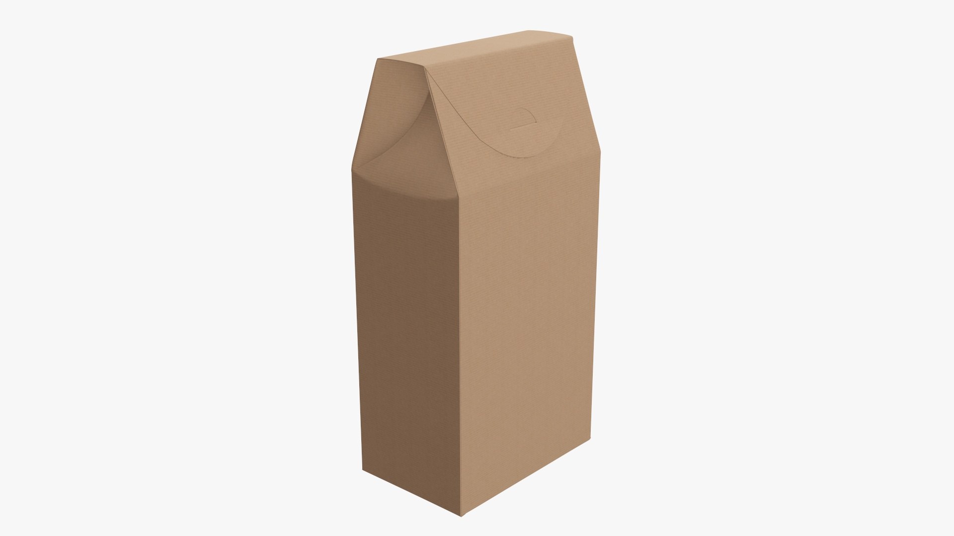 3D model cardboard box tall - TurboSquid 1615278