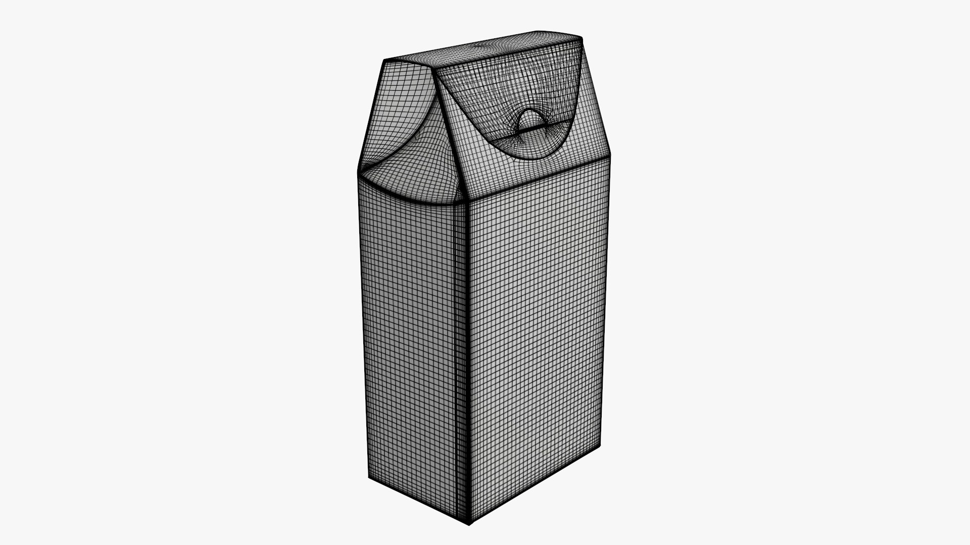 3D model cardboard box tall - TurboSquid 1615278