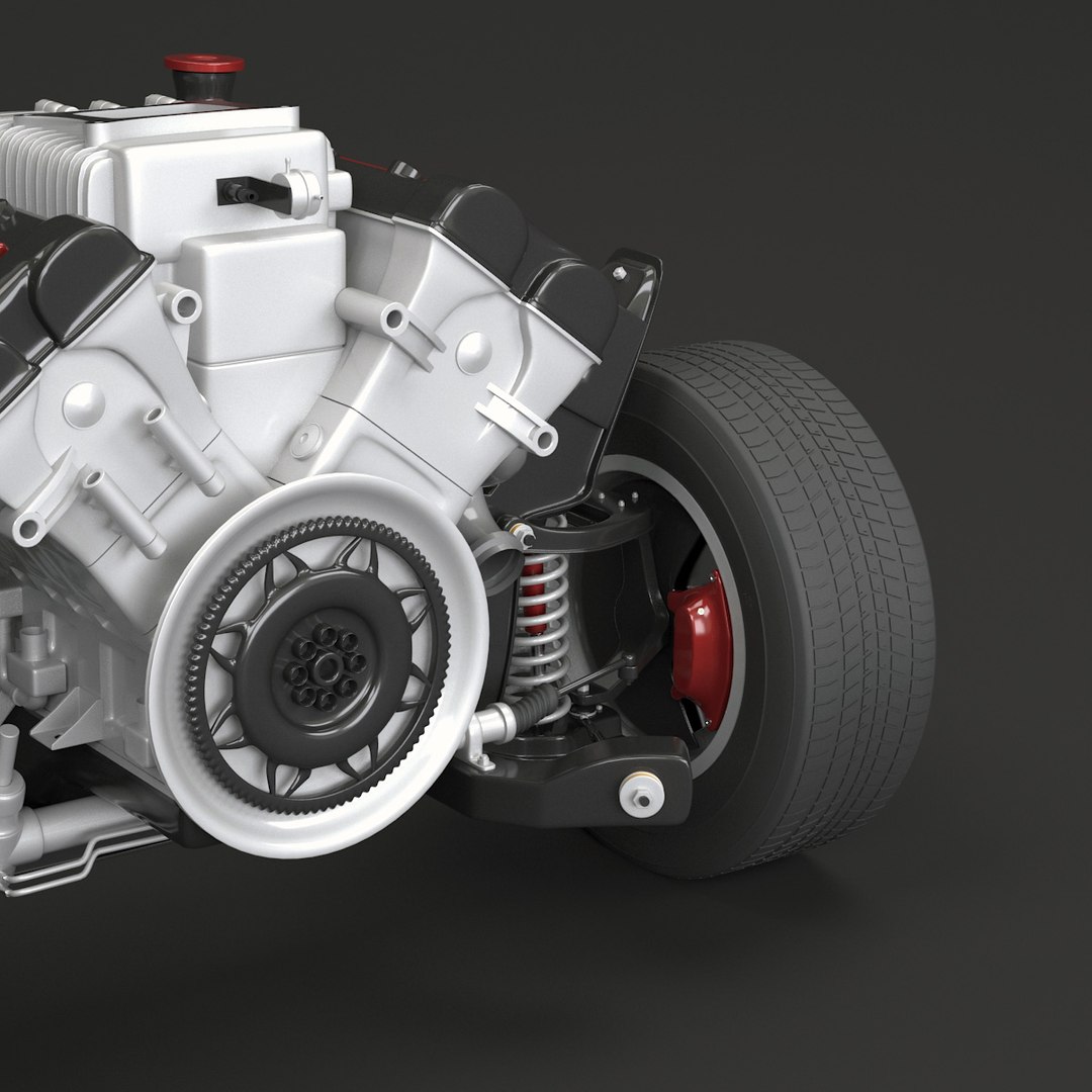 Chassic Sc Engine 3d Model