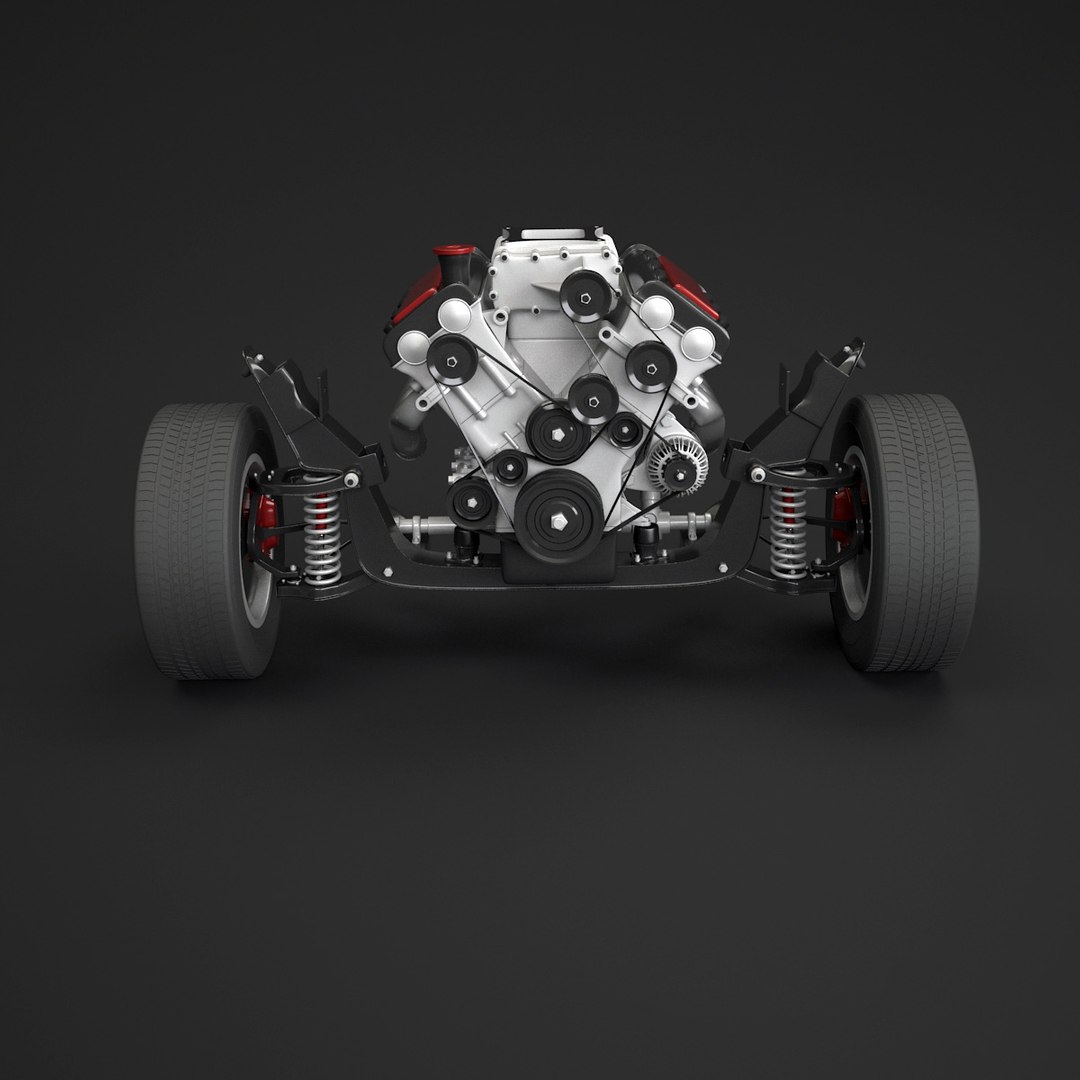 Chassic Sc Engine 3d Model