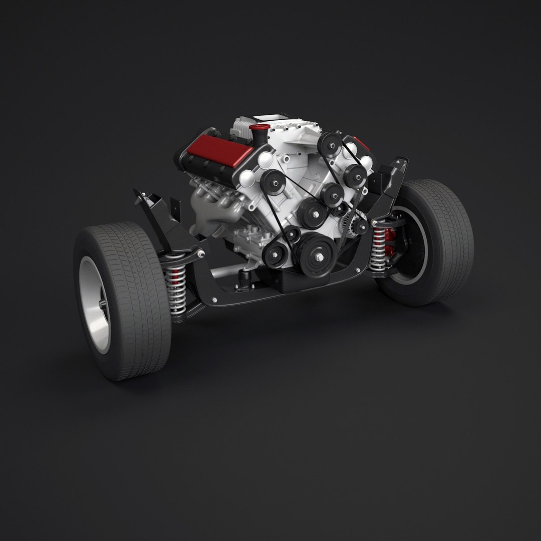 Chassic Sc Engine 3d Model