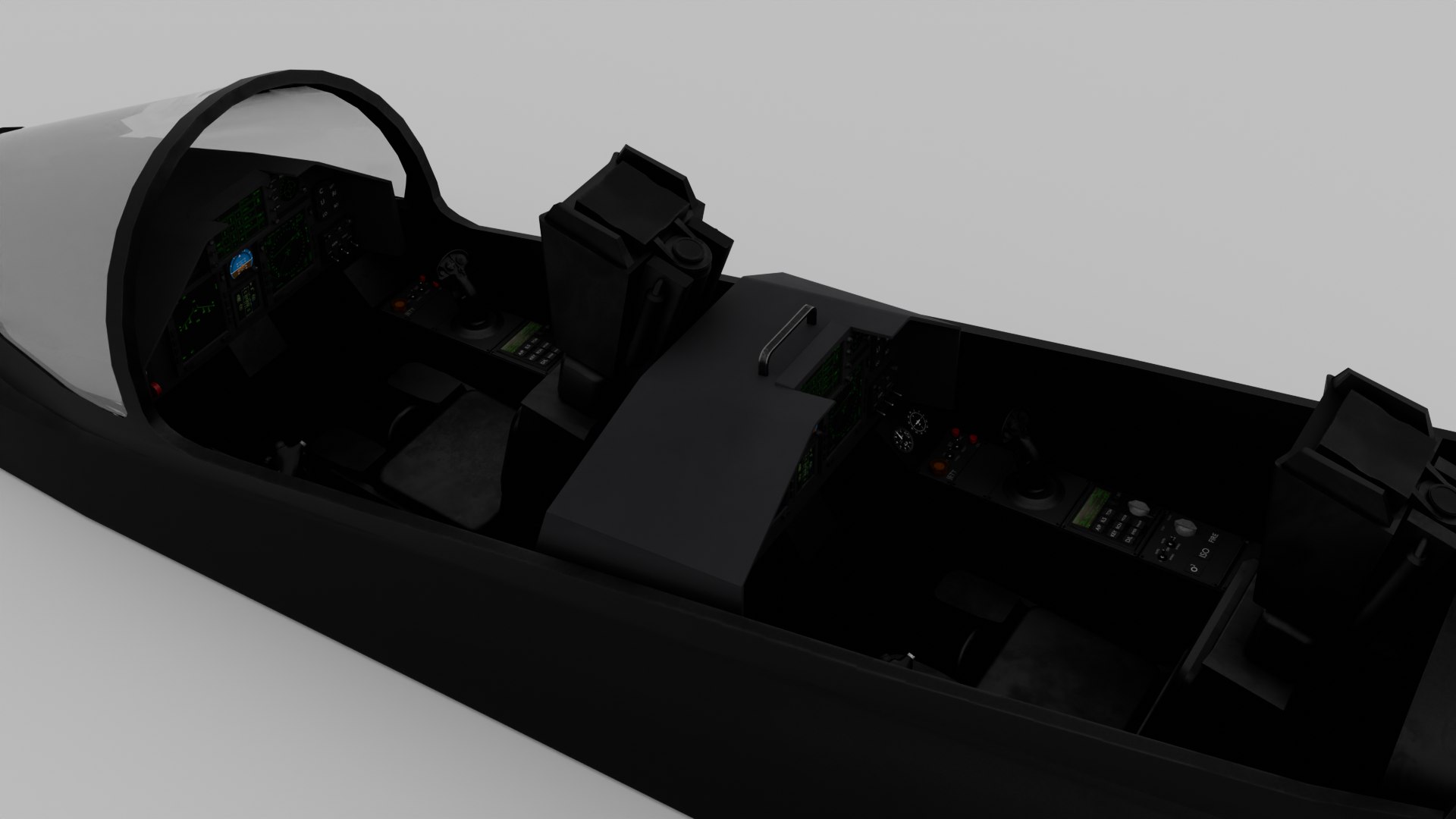 Fighter Cockpit 3D Model - TurboSquid 2242016