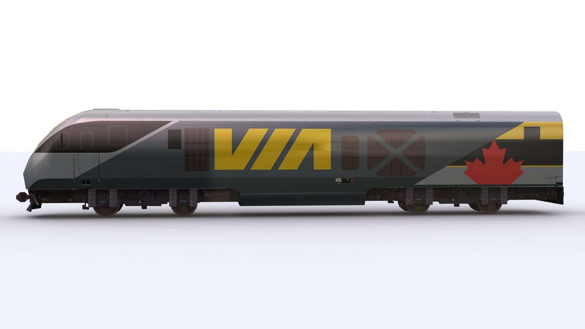 3D VIA SC 42 Locomotive Model - TurboSquid 1977906
