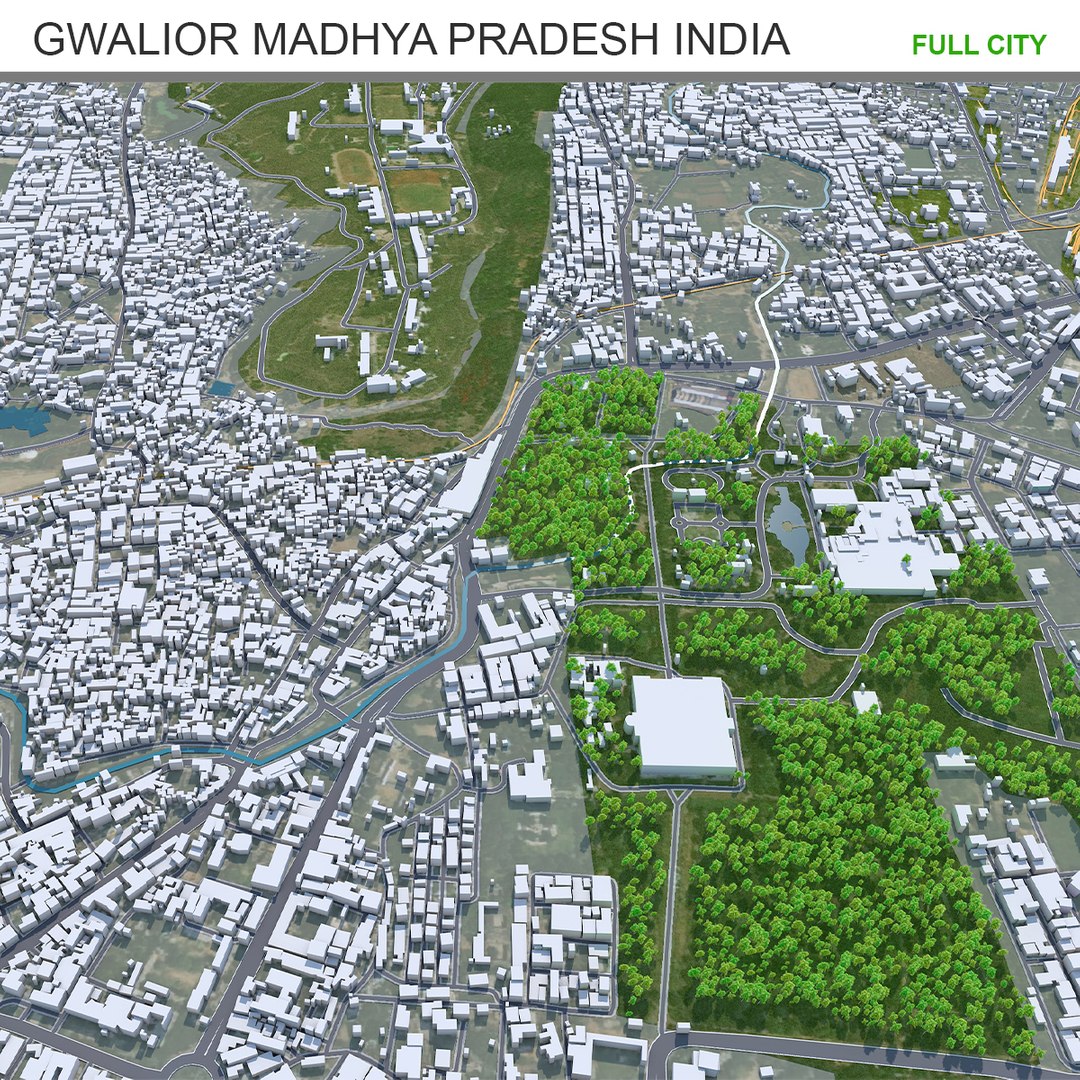 Gwalior Madhya Pradesh India 3D Model - TurboSquid 2090170