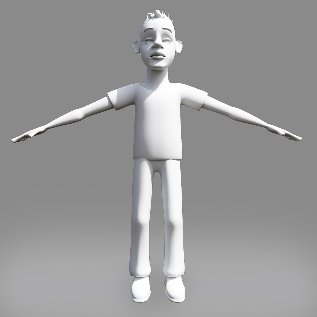 3D Cartoon Character Model - TurboSquid 1620007