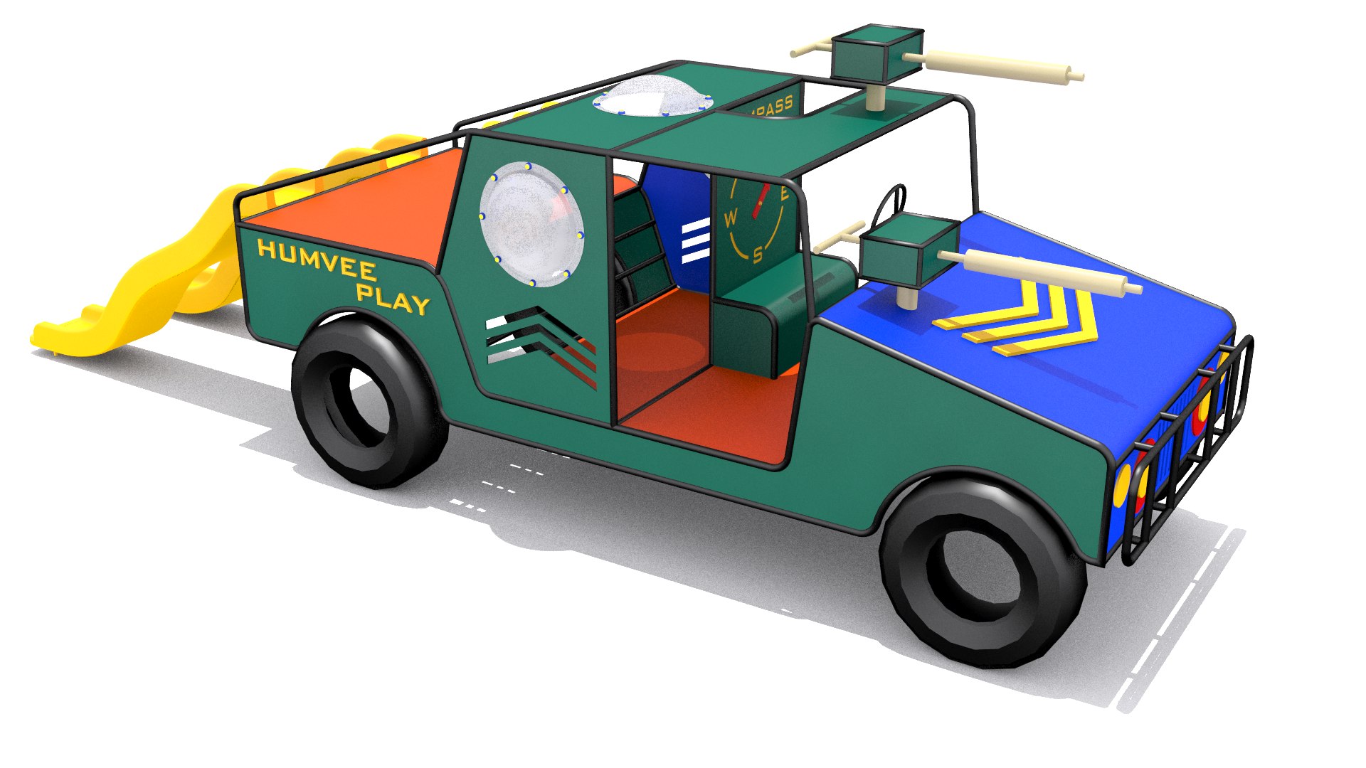 Vehicle Playground Model - TurboSquid 1778338