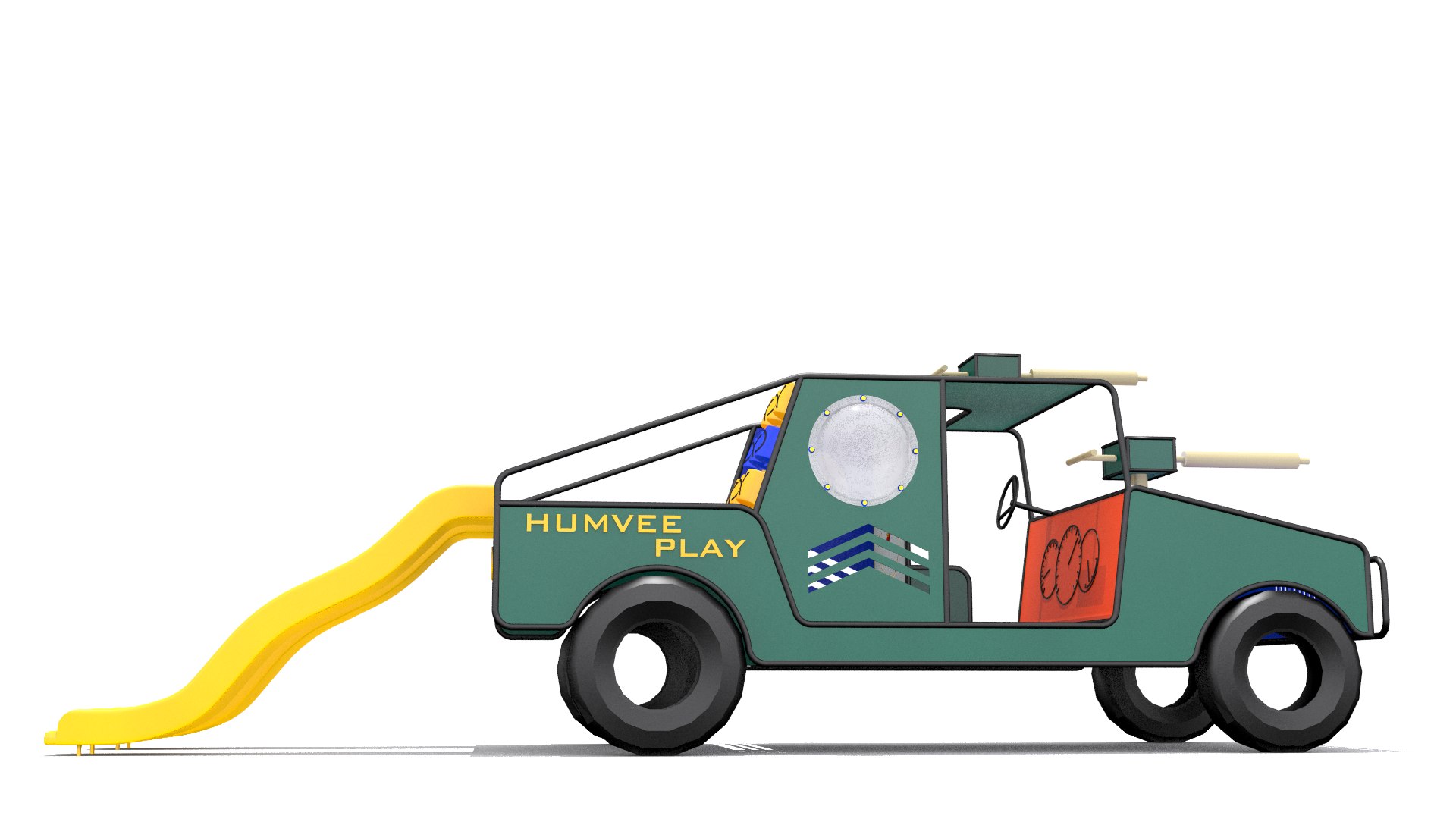 Vehicle Playground Model - TurboSquid 1778338