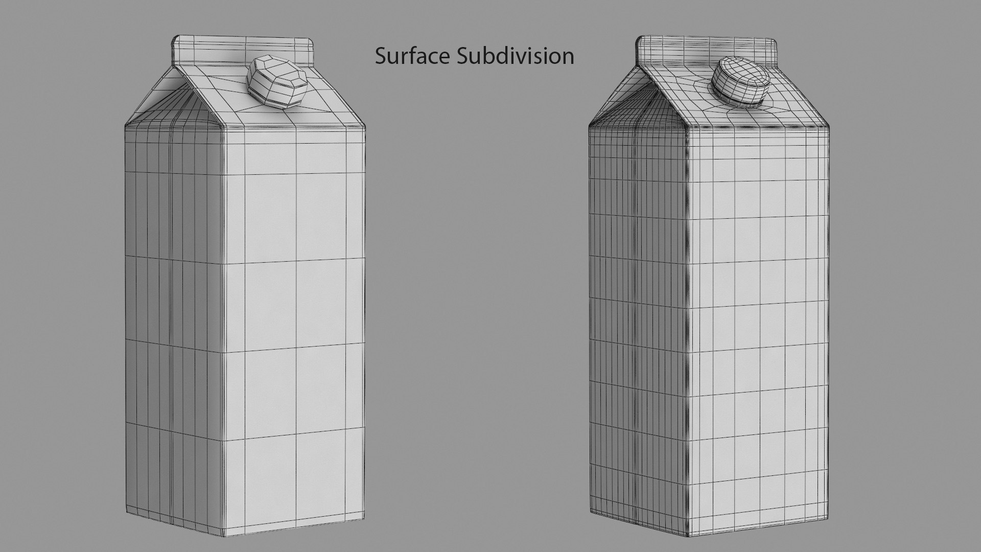 Milk Carton Model - TurboSquid 1564453