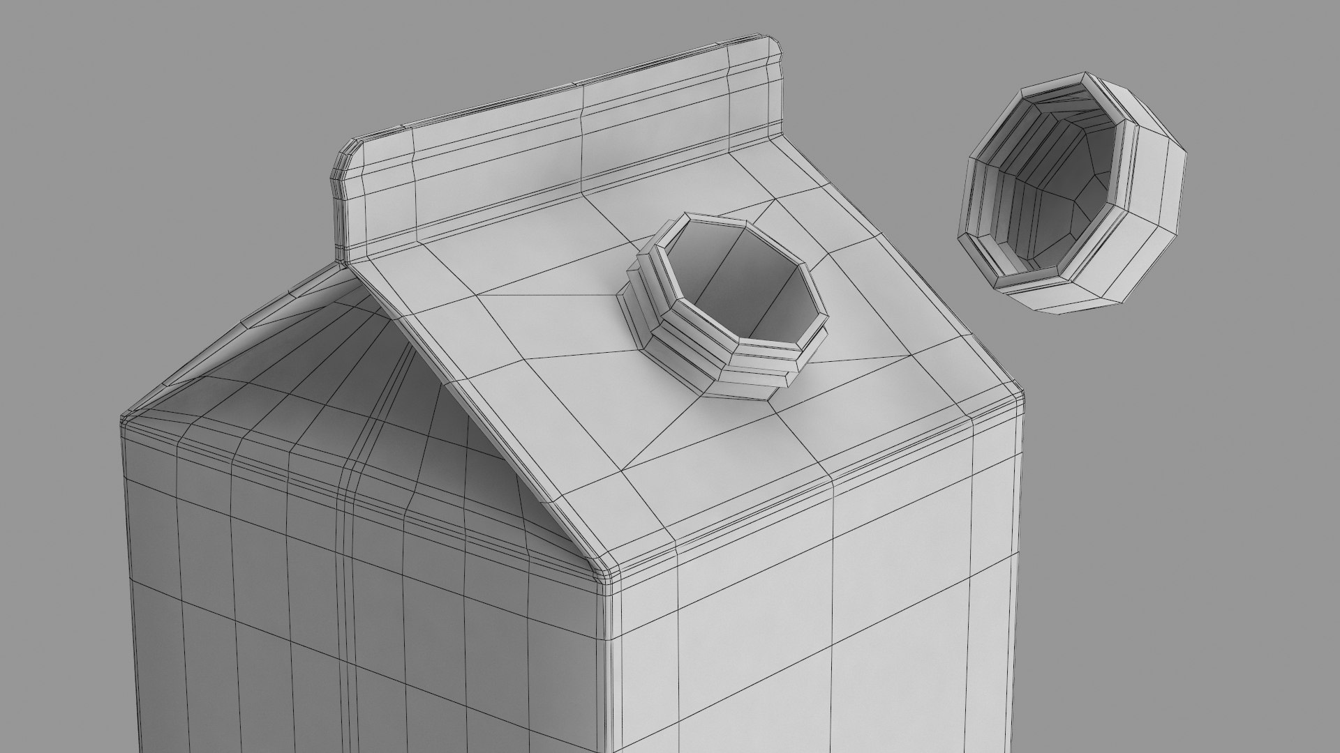 Milk Carton Model - TurboSquid 1564453