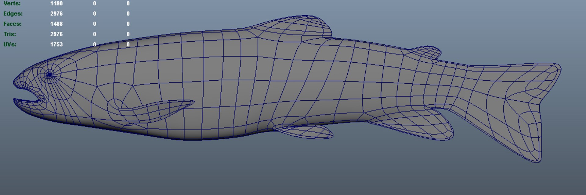 Coastal cutthroat trout 3D model - TurboSquid 1180085