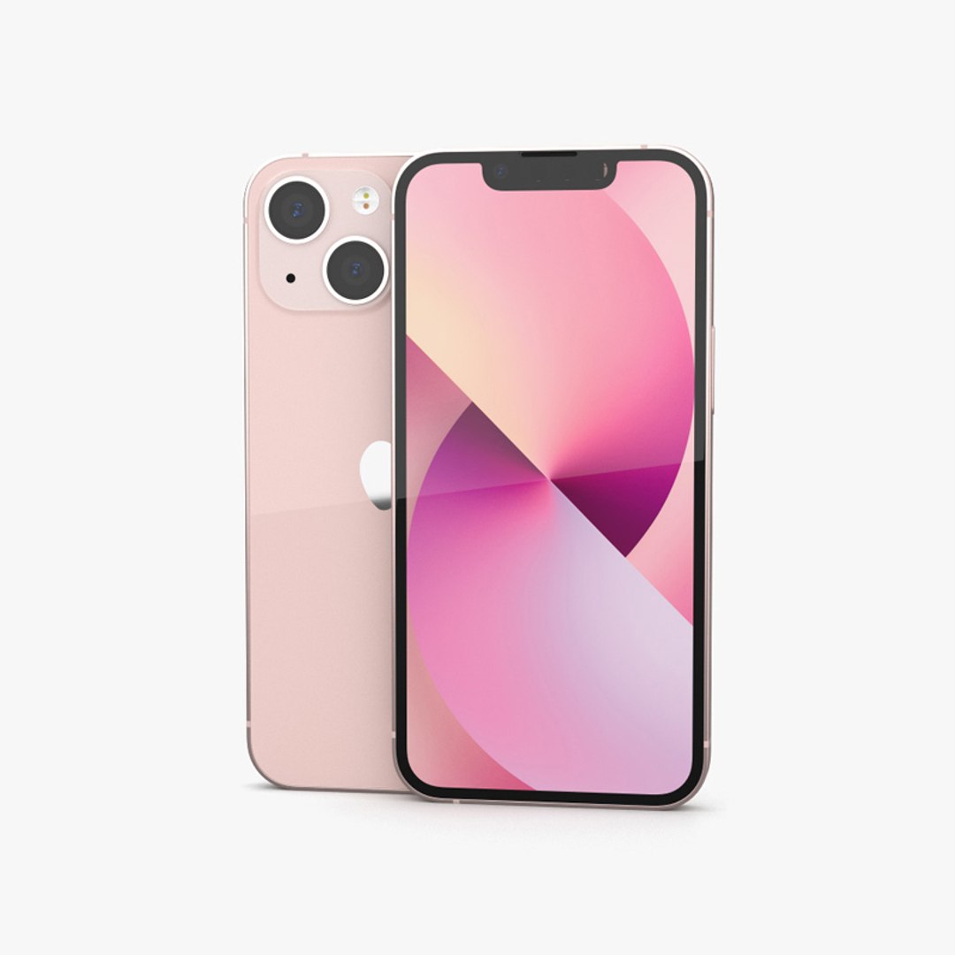 modelo 3d Apple iPhone 13 mini Pink - TurboSquid 1878907