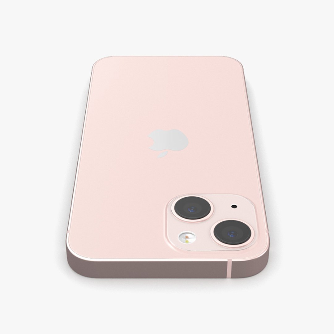 3D Apple IPhone 13 Mini Pink - TurboSquid 1878907