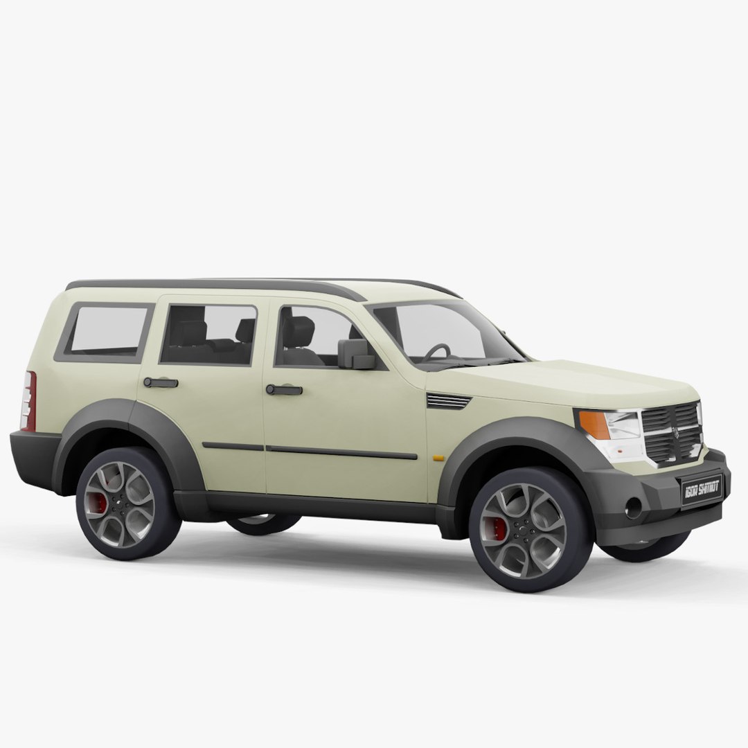 Dodge Nitro 2008 lowpoly 3D model - TurboSquid 1965379