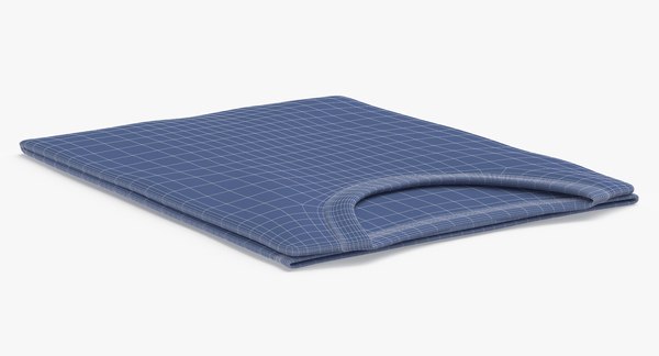 3D Female Crew Neck Folded White Staff 02 model - TurboSquid 1774890