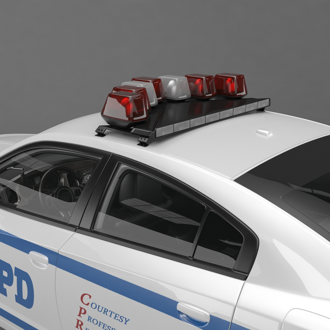 3dsmax 2012 dodge charger nypd police