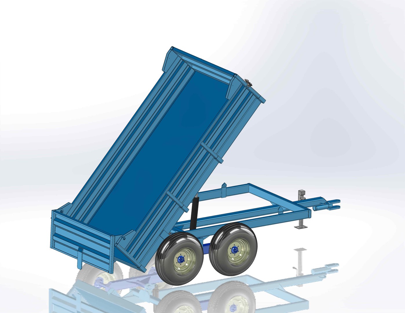 Dump Trailer 3D Model - TurboSquid 1264249
