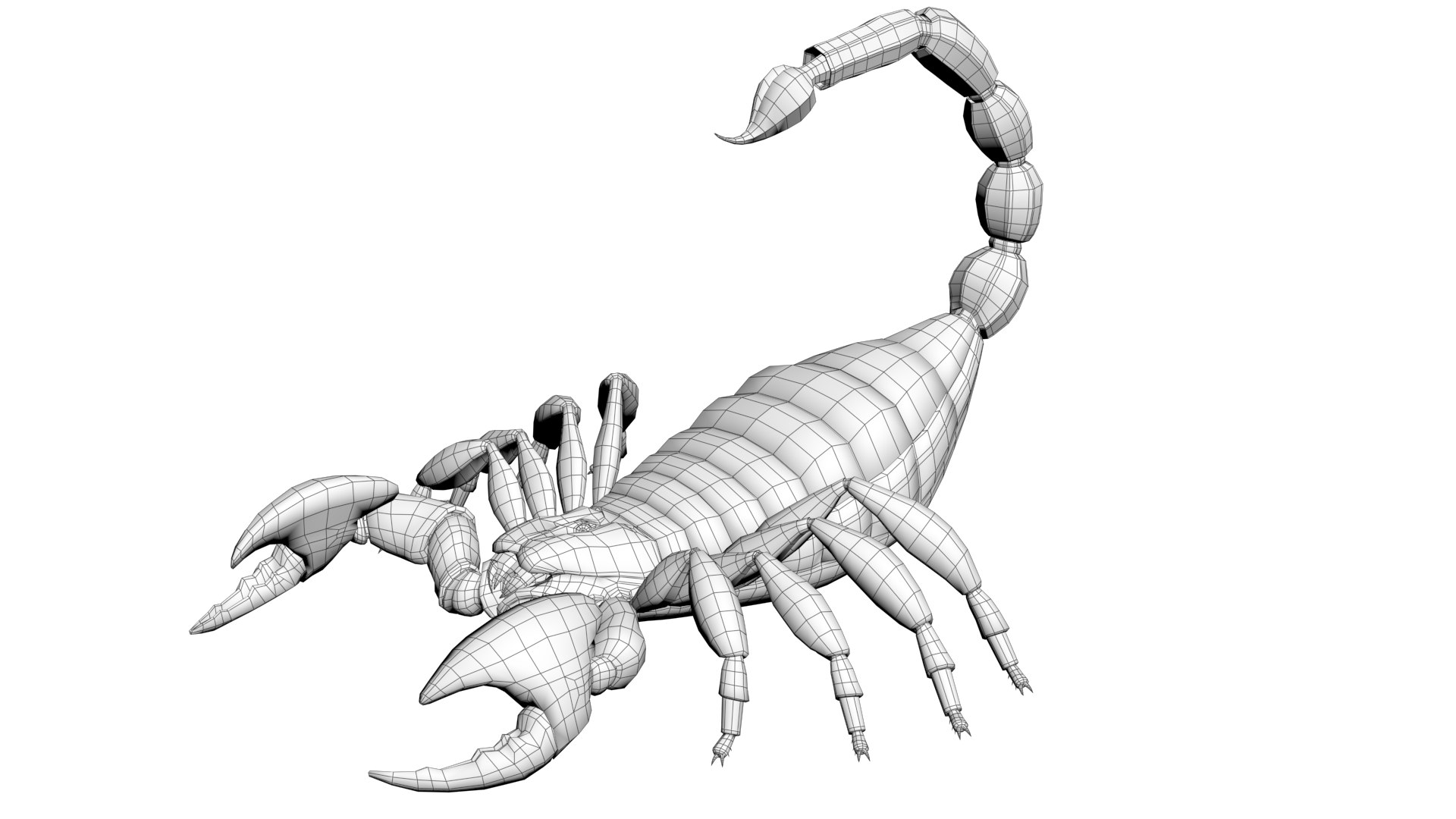 3d Rigged Scorpion